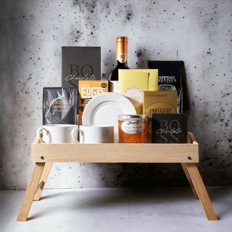 Breakfast in Bed Gift Set - Wine gift baskets - Canada